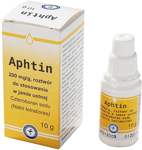 Aphtin płyn do stosowania w jamie ustnej 10g - Opinie i ceny na Ceneo.pl