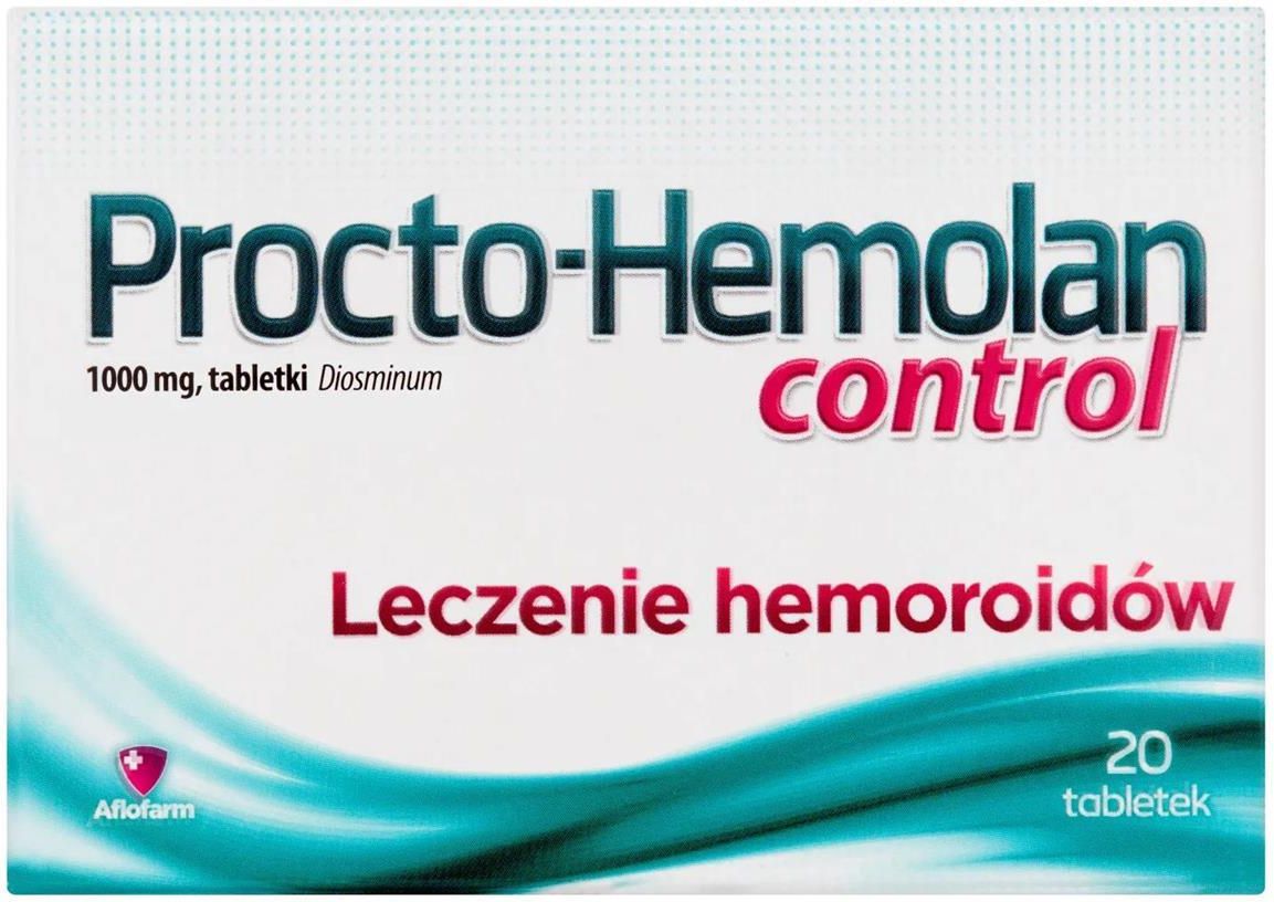 Procto-Hemolan Control 20 tabletek - Opinie i ceny na Ceneo.pl