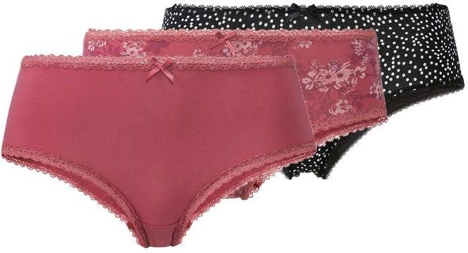ESMARA®Lingerie Majtki damskie hipster, 3 pary - Ceny i opinie - Ceneo.pl