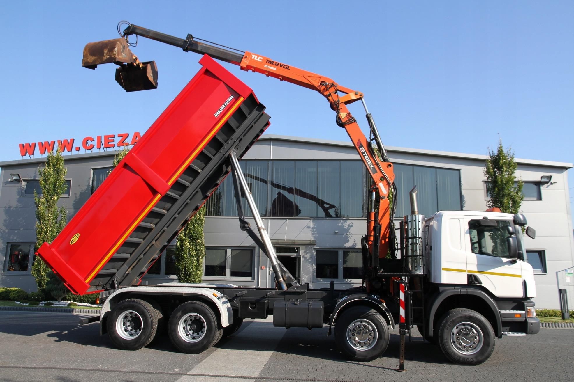 SCANIA 8×4 P 340 WYWROTKA HDS TEREX TLC 118.2 VGL - Opinie i ceny na ...