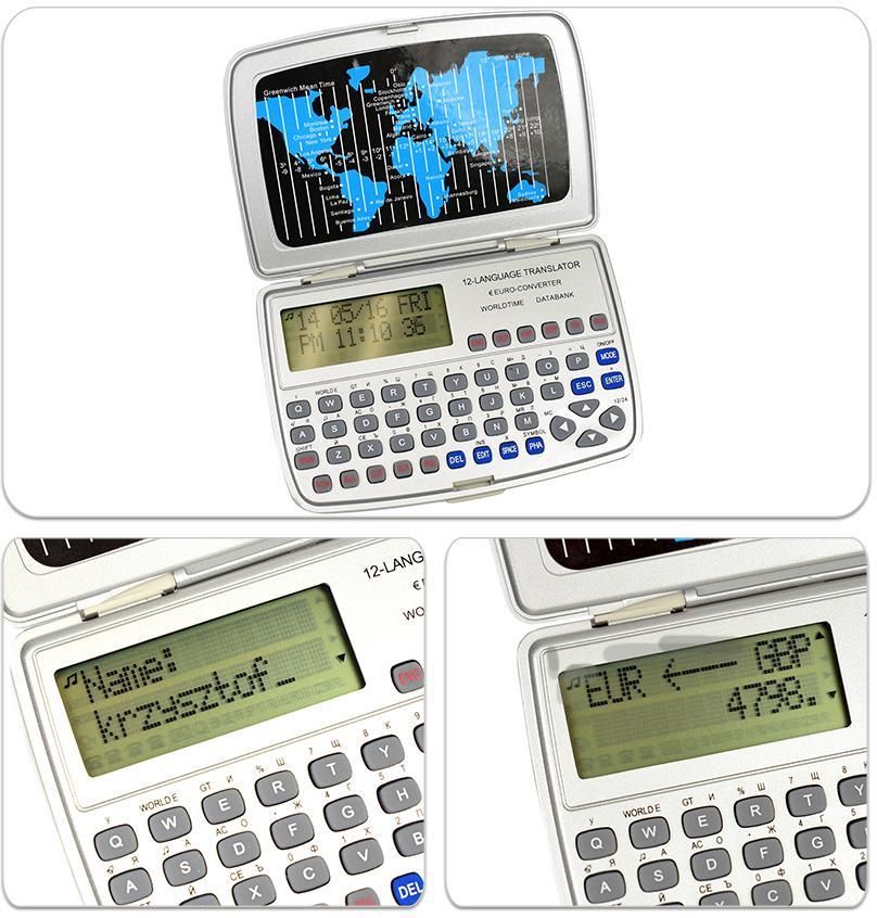 IMP Elektroniczny Tłumacz 12-Języczny (pol./ang./niem./fran./hiszp./wł ...