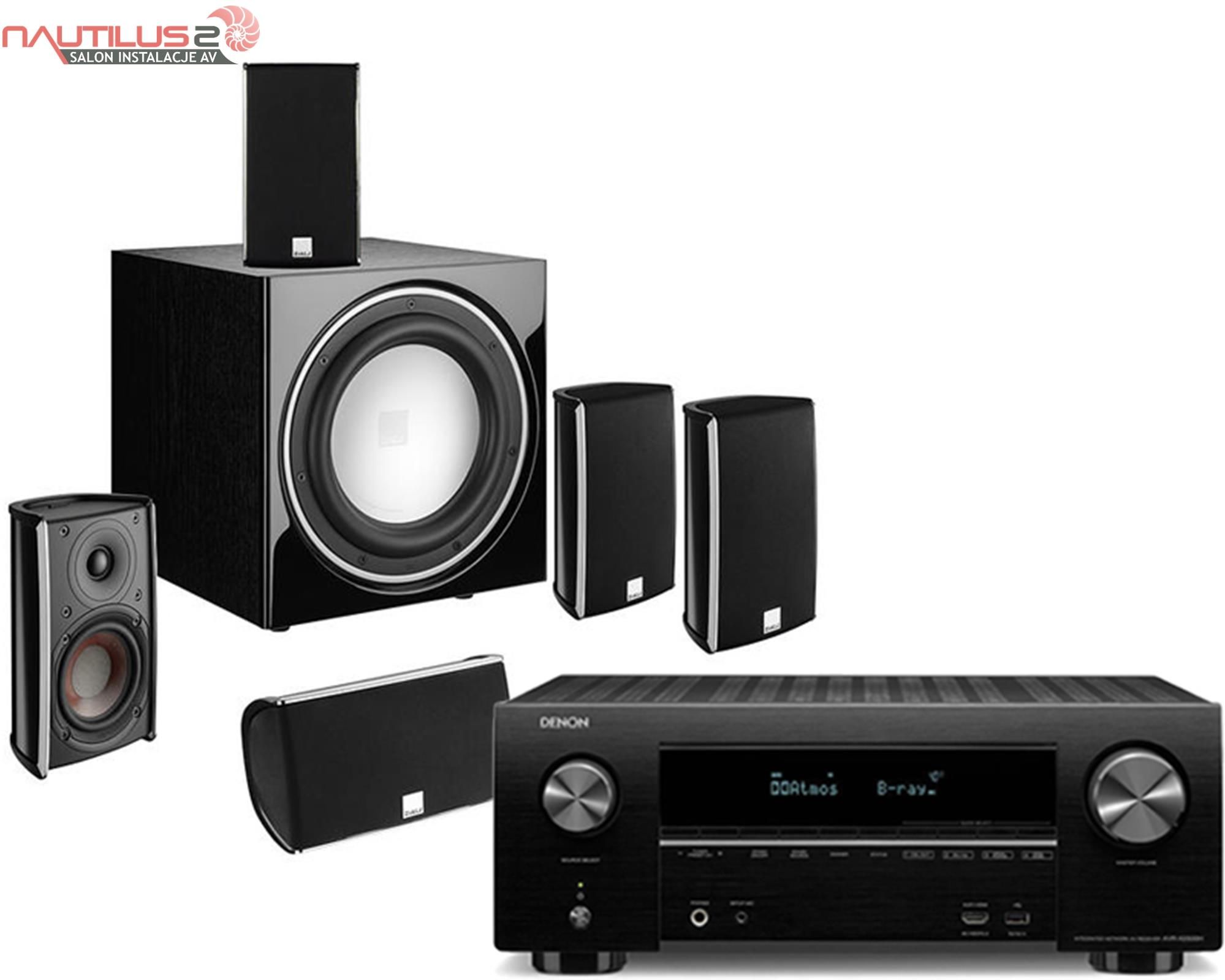 Denon AVR-X2600H Czarny + DALI FAZON MIKRO 5.1 Czarny - Opinie i ceny ...