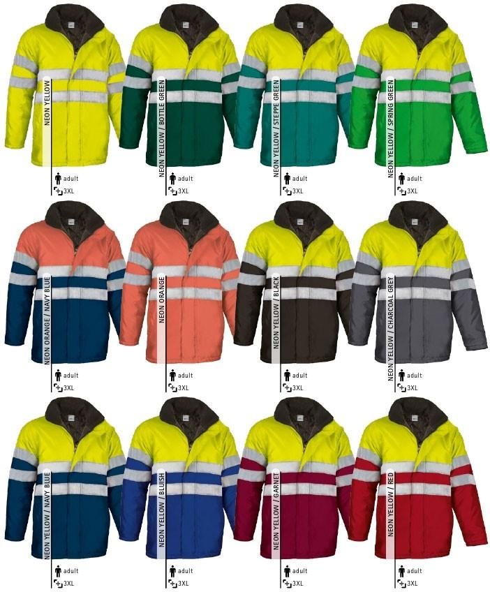 Kurtka Zimowa Odblaskowa En471 L Zolty-Fluo-Szary - Ceny i opinie ...