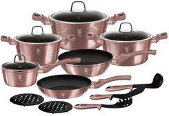 BerlingerHaus Zestaw Garnków 15 Cześciowy, I-Rose Edition (BH6045 ...