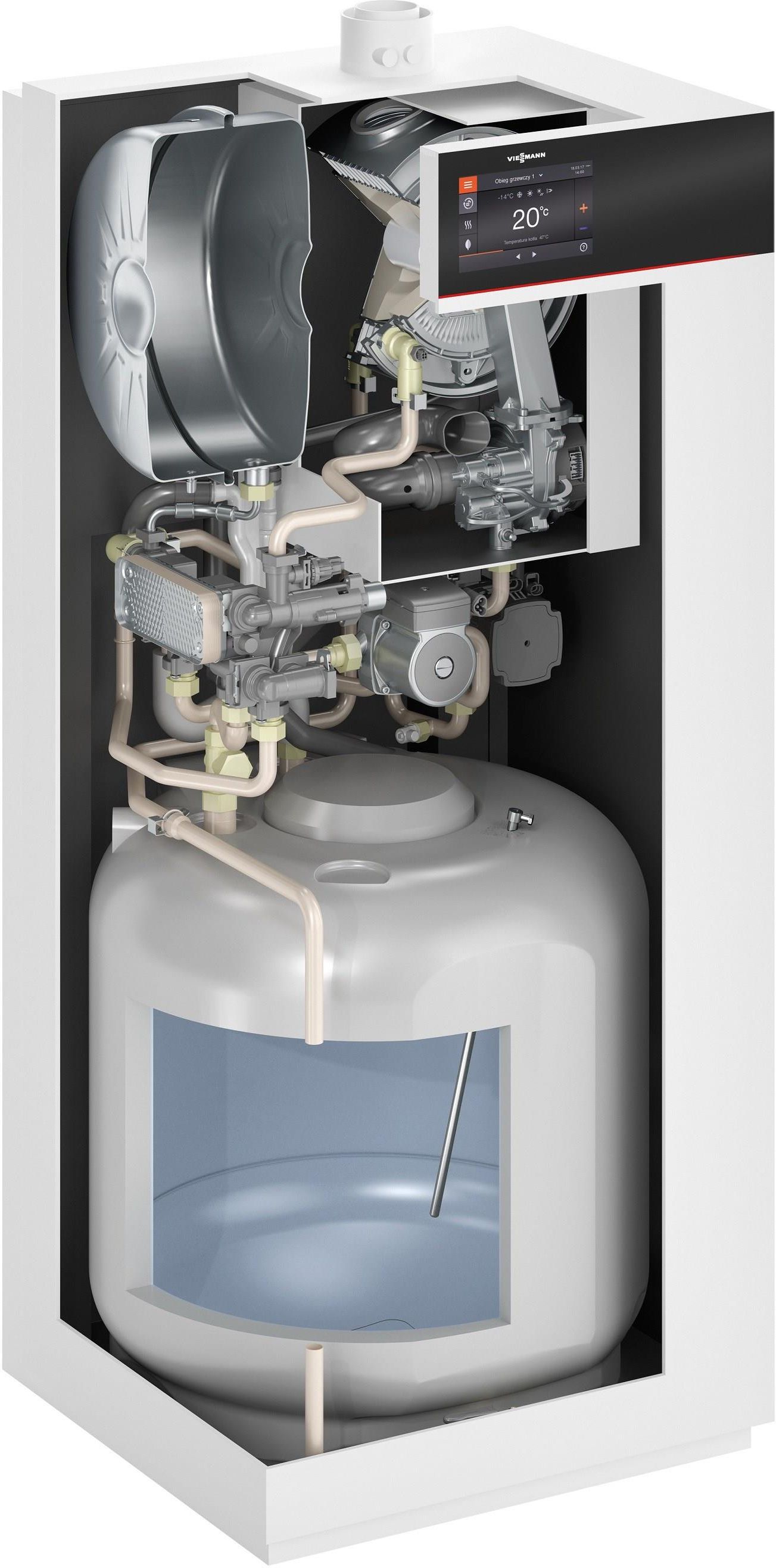 Kocioł grzewczy Viessmann Vitodens 222-F B2SE 1,9-25kW + Regulator E3 ...