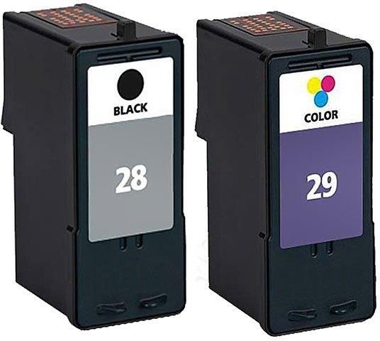 Tusz Print.Ink Komplet tuszy do Lexmark X2500 X5490 Z845 28 + 29 ...