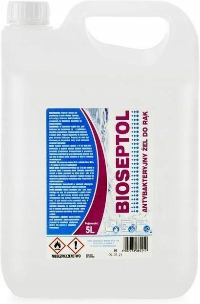 Aeg Bioetanol Bioseptol Gel Żel Do Dezynfekcji Rąk 5L Kanister ...