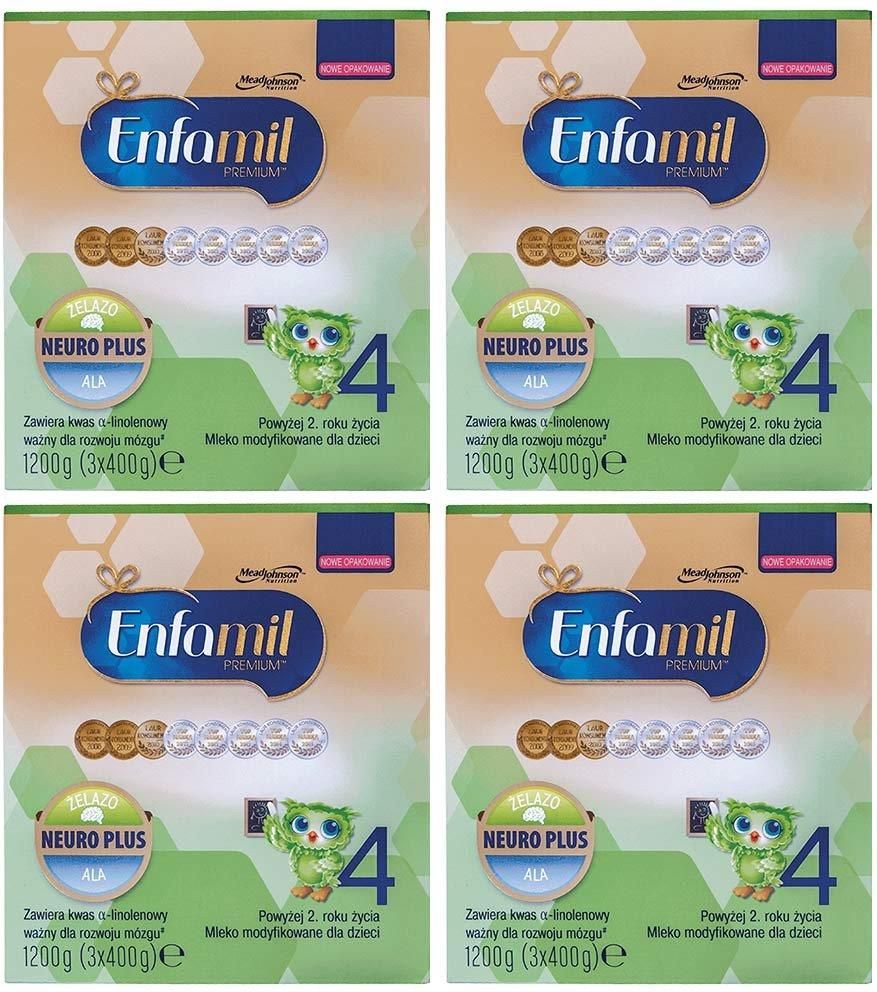ENFAMIL 4 Premium Neuro Plus mleko następne 4x1200g - Ceny i opinie ...
