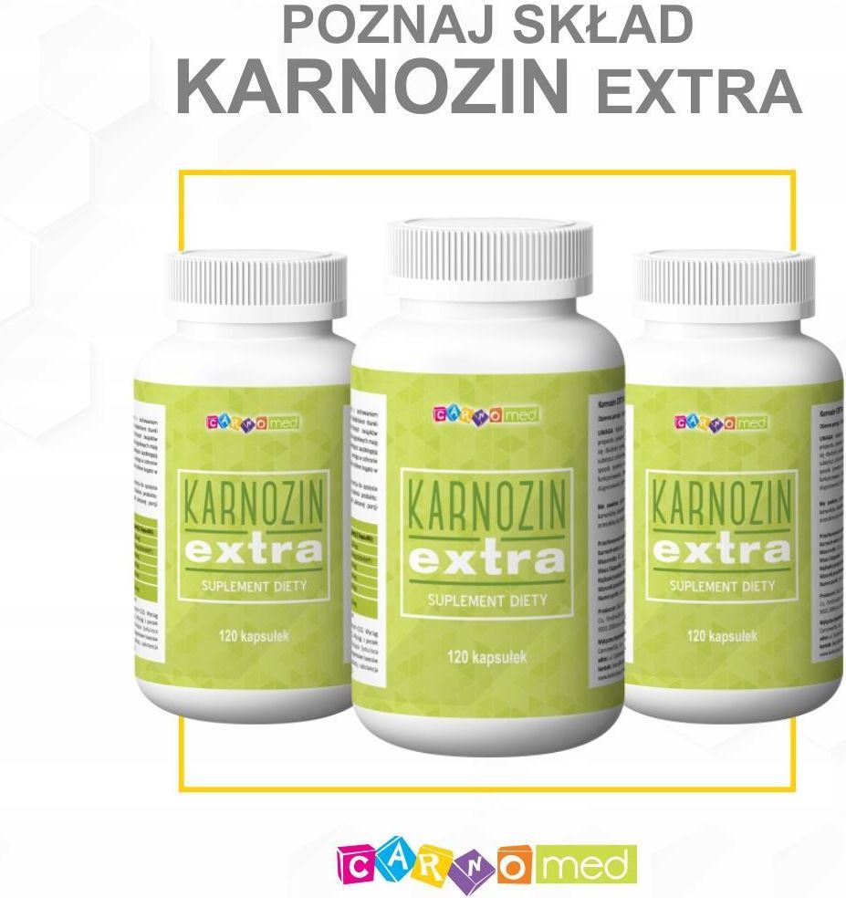 Karnozin extra karnozyna (120 kaps) - Opinie i ceny na Ceneo.pl