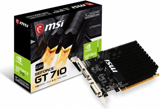MSI GeForce GT 710 1GB GDDR3 - Karta graficzna - Opinie i ceny na Ceneo.pl