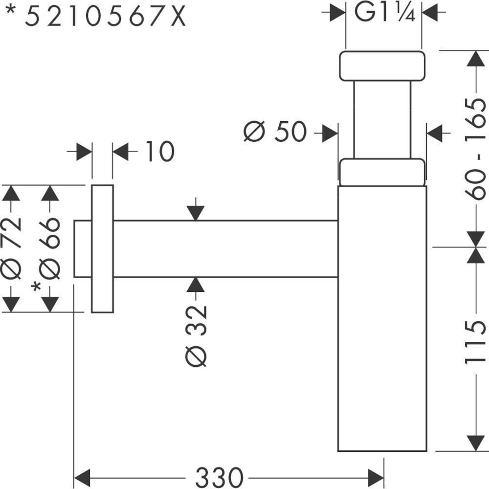 Syfon Hansgrohe Flowstar S biały mat 52105700 - Opinie i ceny na Ceneo.pl