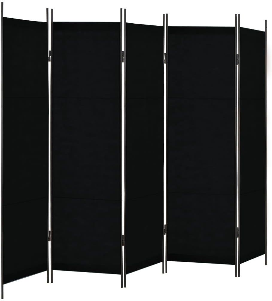 Vidaxl Parawan 5-Panelowy Czarny 250X180 Cm - Opinie i atrakcyjne ceny ...