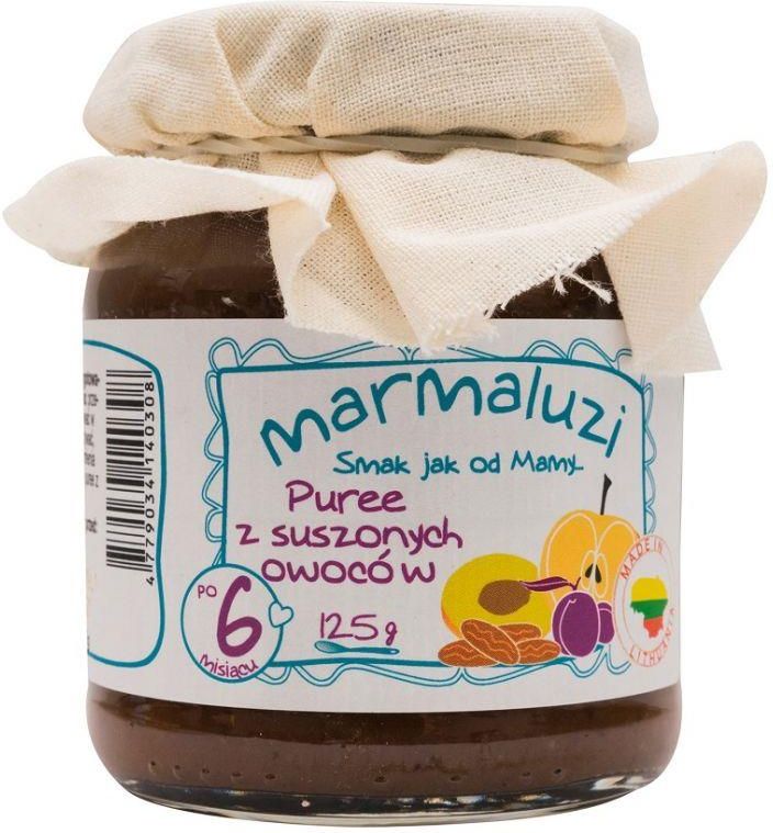 Marmaluzi Puree Z Suszonych Owoców 125G - Ceny i opinie - Ceneo.pl