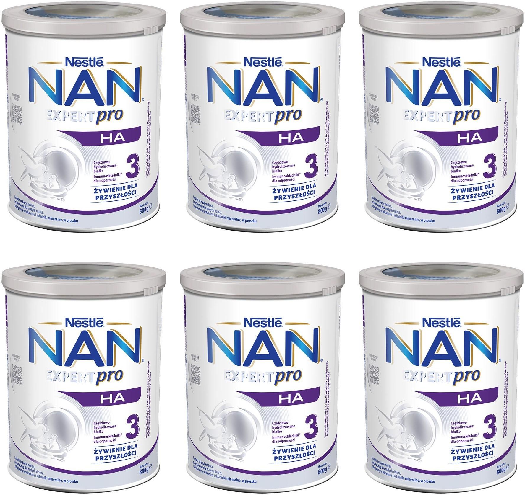 NESTLE NAN Expert Pro HA 3 Mleko Modyfikowane Junior dla dzieci powyżej ...