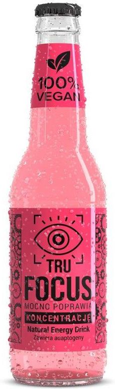 Tru Focus Naturalny Napój Energetyczny Red 330ml - Ceny i opinie - Ceneo.pl