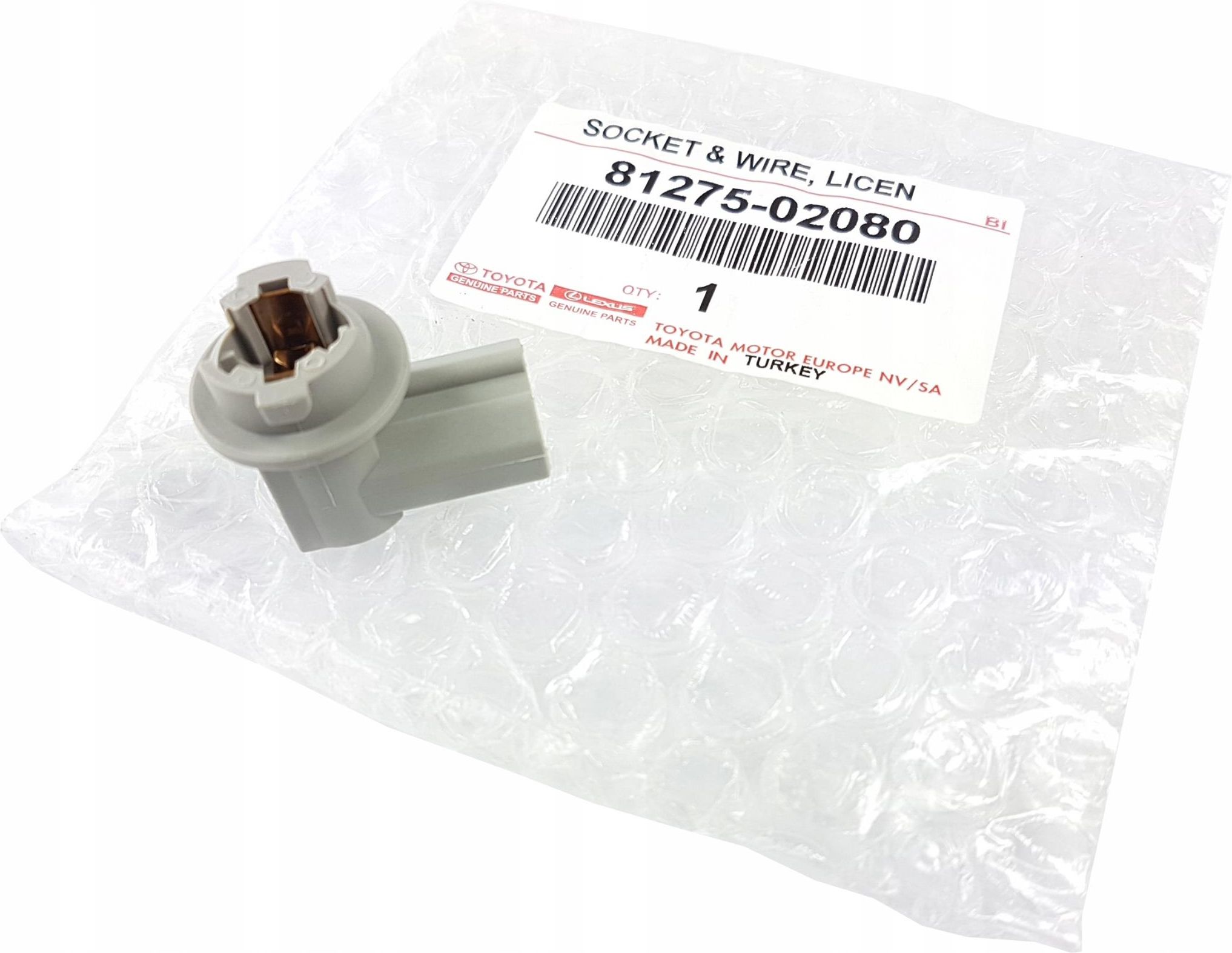 Lampka tablicy rejestracyjnej OE TOYOTA GNIAZDO ŻARÓWKI TABLICY REJ ...