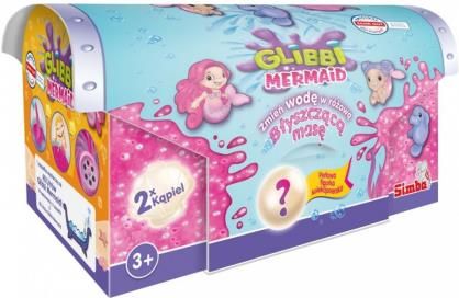 Simba Glibbi Mermaid Slime Glitter z figurką 105953370026 - Ceny i ...