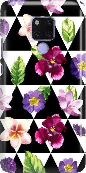 FunnyCase NADRUK TRÓJKĄTY I KWIATY SAMSUNG GALAXY S9 standard - Etui na ...