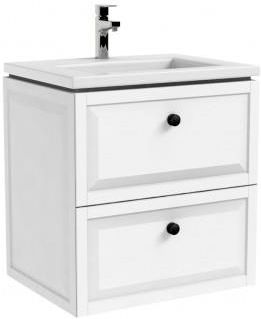 Oristo Montebianco 60Cm Biały Mat Or47-Sd2S-60-2 + Amelia 60Cm Ume-Am ...