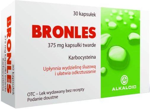 Alkaloid Bronles 375Mg Kapsułki Twarde 30Szt - Opinie i ceny na Ceneo.pl