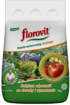 Nawóz INCO Veritas Nawóz uniwersalny JESIENNY granulowany Florovit 1kg - Ceny i opinie - Ceneo.pl