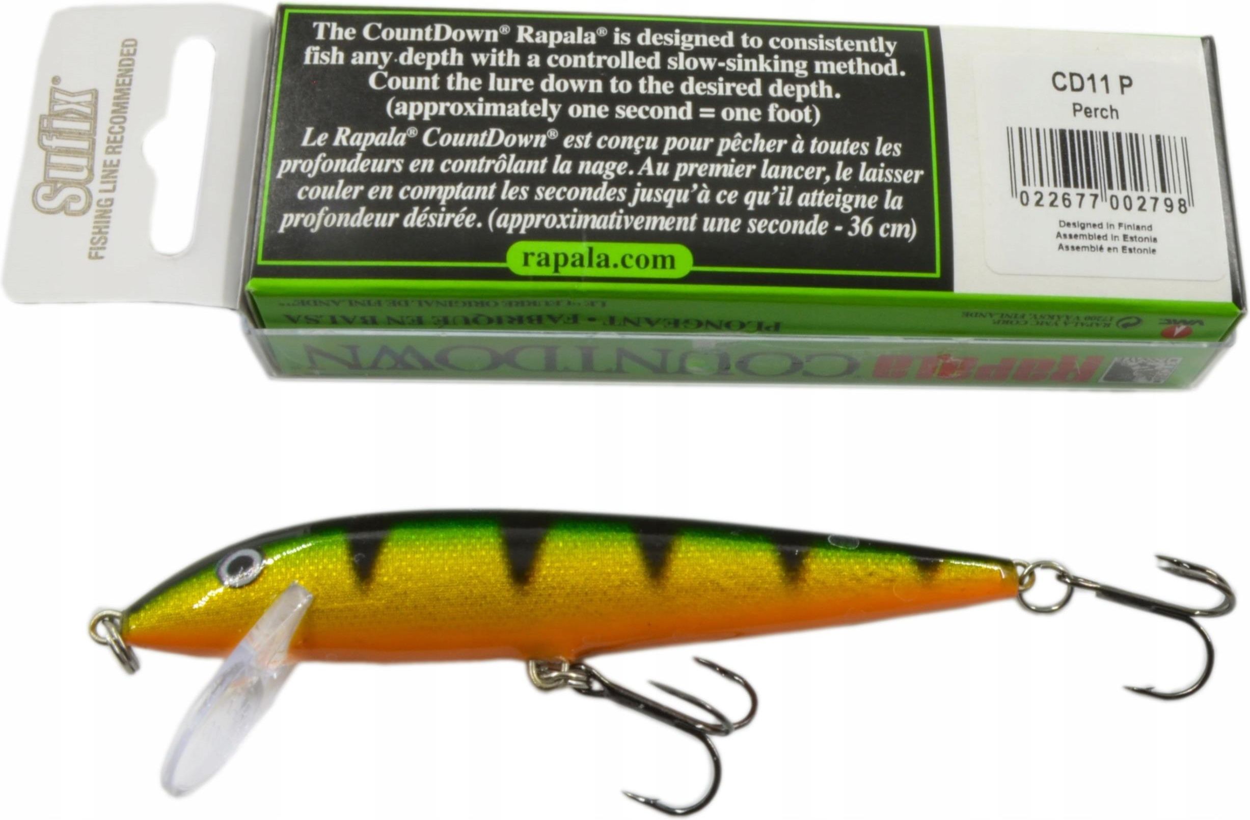 Rapala Countdown 11cm. Wolno Tonący CD11 P. - Ceny i opinie - Ceneo.pl
