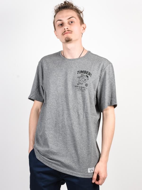 Element SUPPLY CO grey heather koszulka męska - M - Ceny i opinie ...