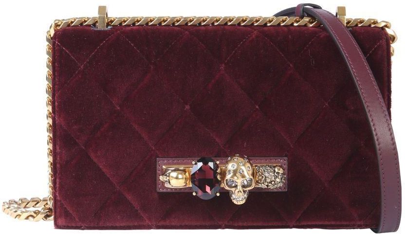 Alexander Mcqueen Bordowy Torby Na Ramię Uni Int - Ceny i opinie - Ceneo.pl