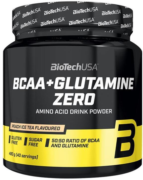 Biotech Usa BCAA + Glutamine Zero 480G - BCAA - ceny i opinie - Ceneo.pl