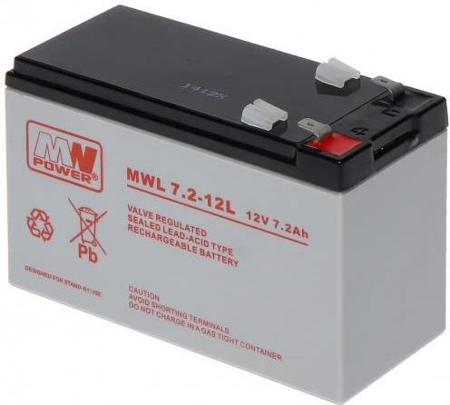 MWL 7.2-12L AGM 12V 7Ah MW Power - Ceny i opinie na Ceneo.pl