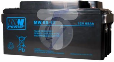 AGM 12V 65Ah (350x166x174mm) MW 65-12 - Opinie i ceny na Ceneo.pl