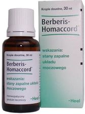 Lek homeopatyczny HEEL Berberis-Homaccord 30 ml - Opinie i ceny na Ceneo.pl