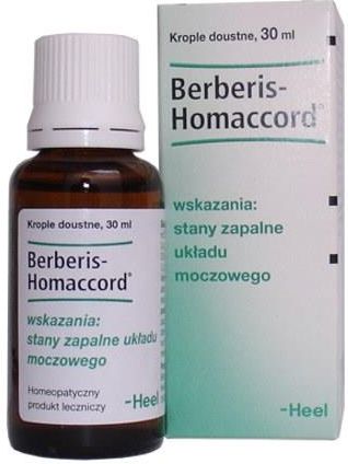 Lek homeopatyczny HEEL Berberis-Homaccord 30 ml - Opinie i ceny na Ceneo.pl