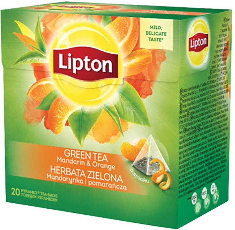 Herbata LIPTON Green Tea Mandarin Orange 20szt. - Ceny i opinie - Ceneo.pl