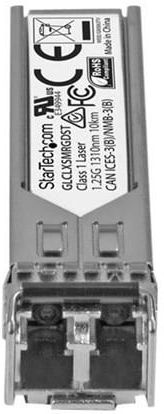 STARTECH.COM GIGABIT FIBER 1000BASE-LX SFP TRANSCEIVER MODULE - CISCO GLC-LX-SM-RGD COMPATIBLE ...
