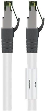 GOOBAY GOOBAY CAT 8.1 PATCH CABLE, S/FTP (PIMF) 0.25 M, WHITE, CAT 8.1 S/FTP (55122) - Opinie i ...