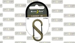 Nite Ize S-Biner #2 Plastic Black Gate Coyote SBP2-03-28BG - Ceny i opinie - Ceneo.pl