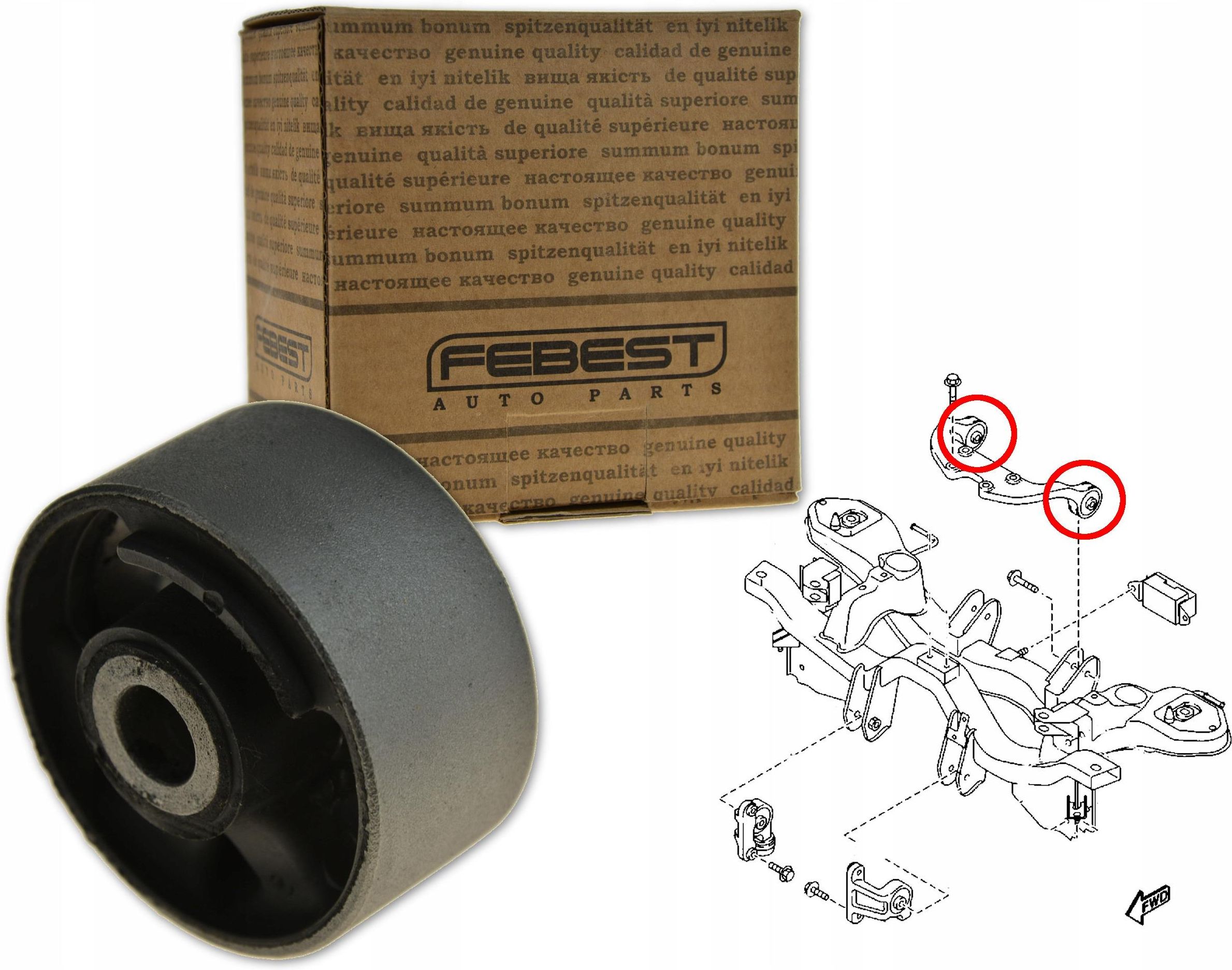 MAZDA CX-7 06- TULEJA DYFERENCJAŁU TYŁ TYLNY MZAB-104 - Opinie i ceny ...