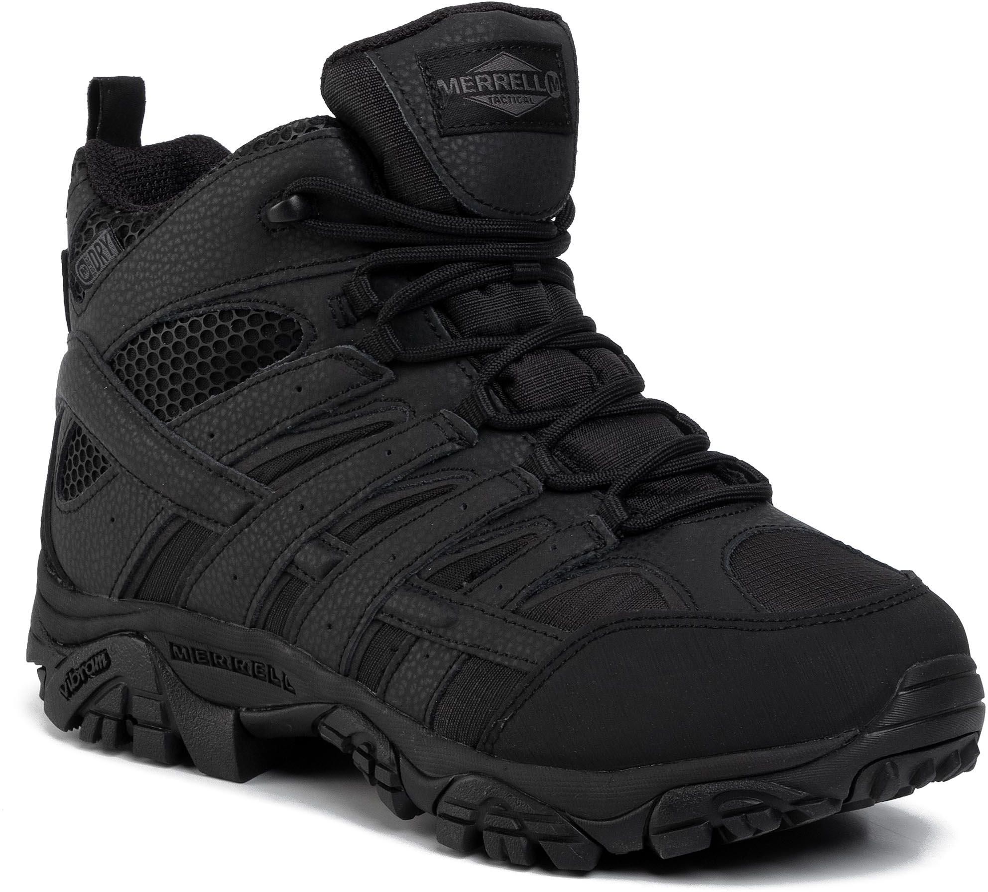 Buty trekkingowe Merrell Moab 2 Mid Tactical Wp J15853 Black - Ceny i ...