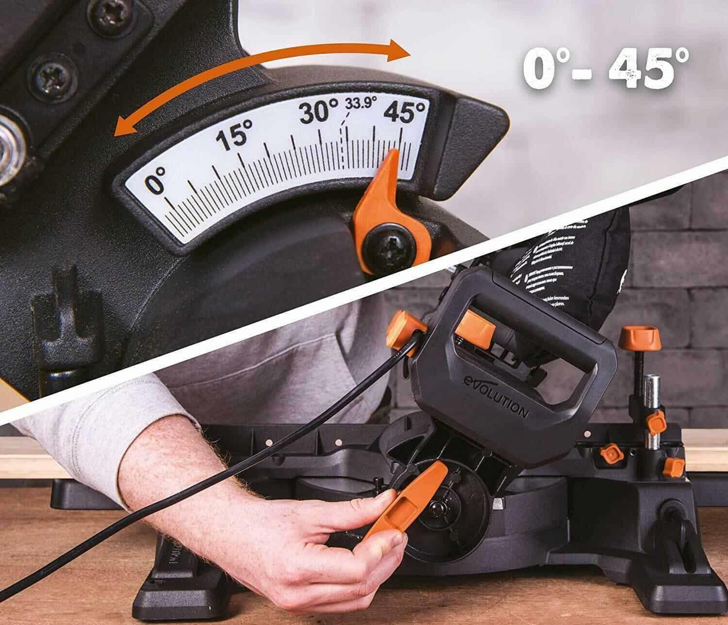 Piła Evolution Power Tools Wielozadaniowa Piła Ukośna Z Prowadnicami ...