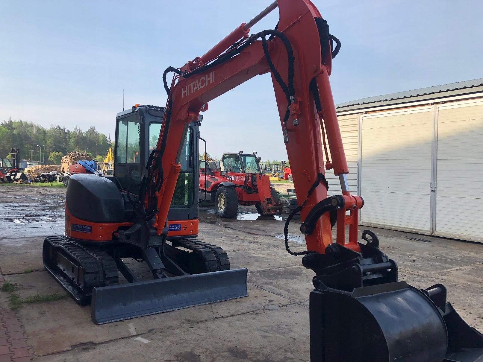 Minikoparka Hitachi Zaxis 50U-2 dwie łyżki - Opinie i ceny na Ceneo.pl