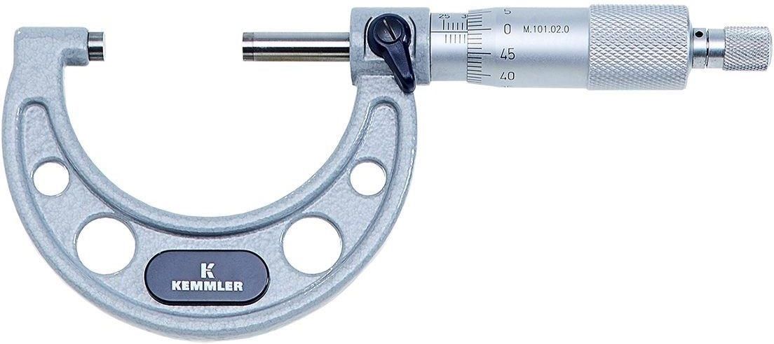 Mikrometr Kemmler Mikrometr Analogowy Do Pomiarów Zewnętrznych 250 ...