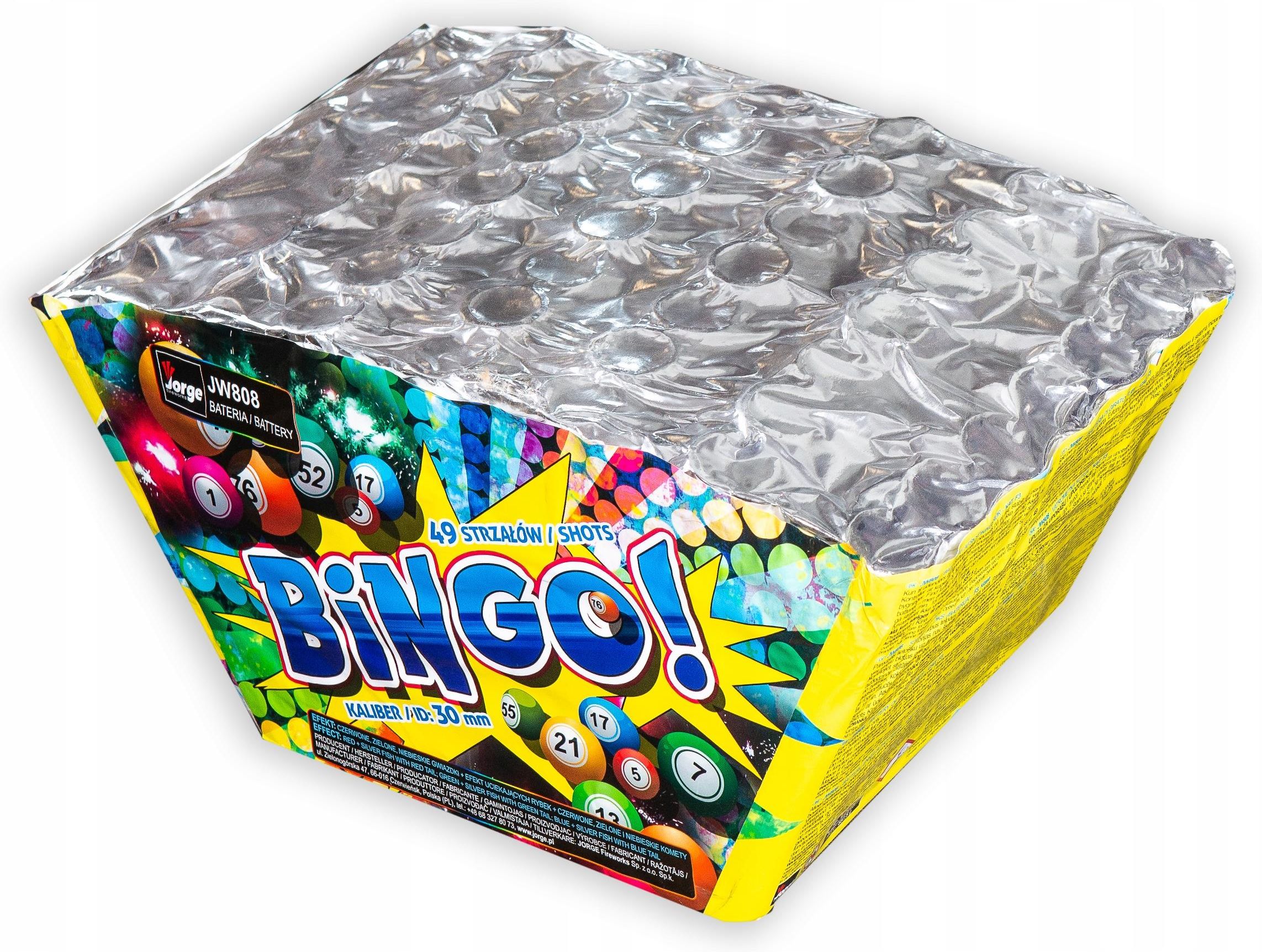 49 STRZAŁOWA BATERIA BINGO FAN EFEKTOWNA - Ceny i opinie - Ceneo.pl