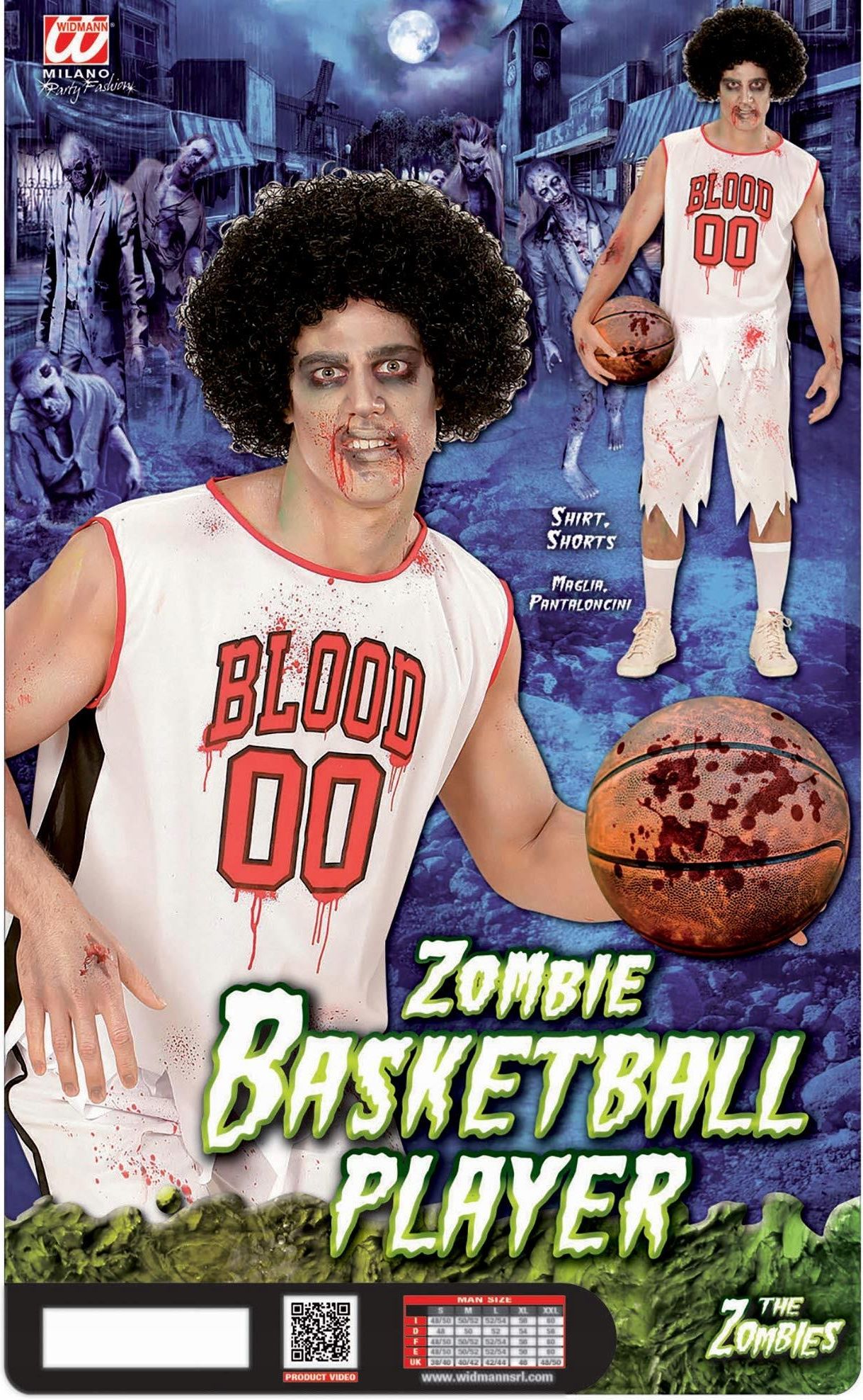 WIDMANN?Adult zombie Basketball Player Costume - Ceny i opinie - Ceneo.pl