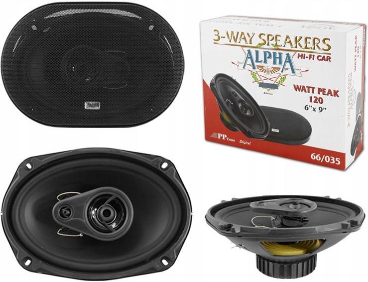 Głośnik samochodowy Głośniki samoch Phonocar 66035 6X9 Alpha 3DR 60W - Opinie i ceny na Ceneo.pl