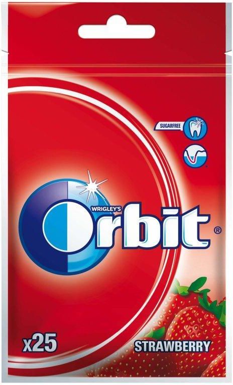 Orbit Strawberry Guma Do Żucia Bez Cukru 35G - Ceny i opinie - Ceneo.pl