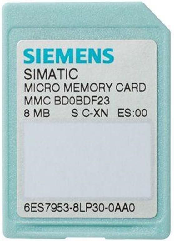 SIEMENS S7 MICRO MEMORY CARD 2MB 6ES7953-8LL31-0AA0 (6ES79538LL310AA0 ...