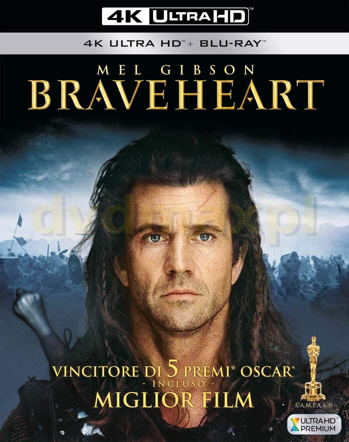 Film Blu-ray Braveheart 4k (Braveheart - Waleczne serce) [Blu-Ray 4K ...