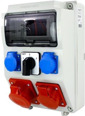 Rozdzielnia Next Rozdzielnica Siłowa N/T 1X16A 5P 1X32A 5P 2X230V L-0-P ...