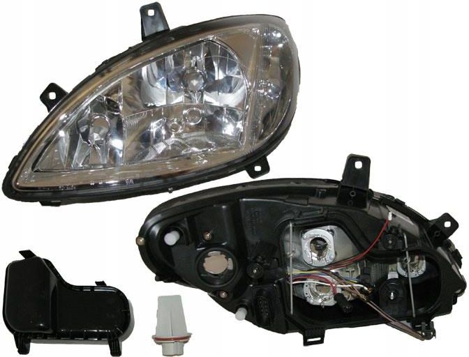 Lampa przednia MERCEDES VITO W639 03-10 REFLEKTOR LAMPA H7+H7+H7 ...